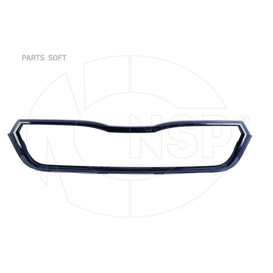 Молдинг решетки радиатора SKODA Rapid II (20-) (черный)