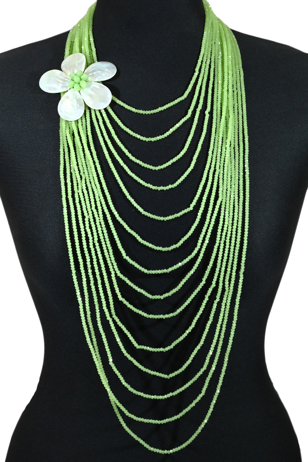 Колье, циркон