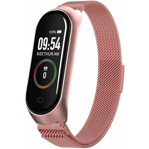 Умные часы BandRate Smart BRSM44BRGWB с тонометром, шагомером, монитором кислорода в крови