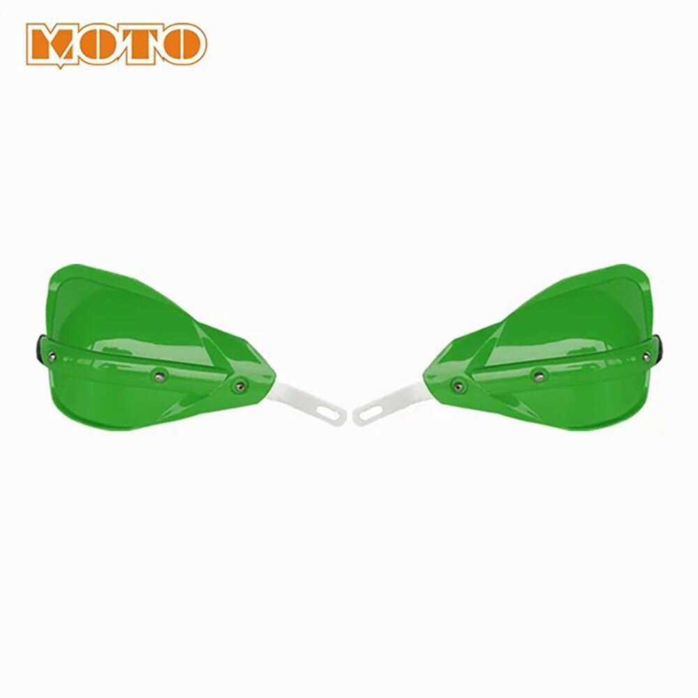 Защита рук для мотоцикла MOTO Racing H-14 зеленая, алюминиевые крепления.