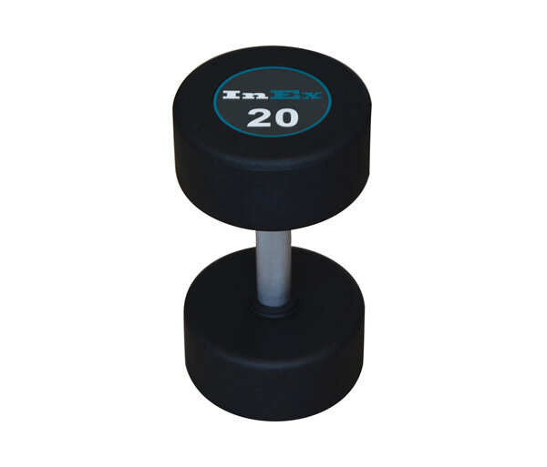 Inex Фиксированные обрезиненные гантели INEX GMAX 37,5 кг