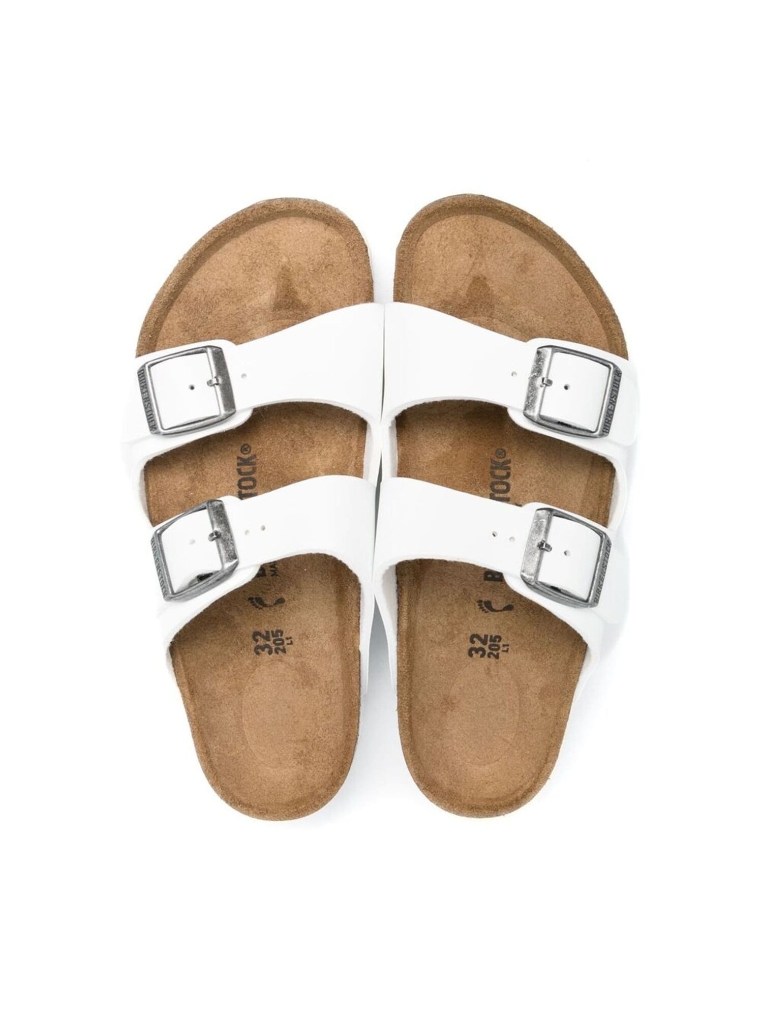 Сандалии Birkenstock Arizona, размер 29 EU, бежевый/белый — фото 1