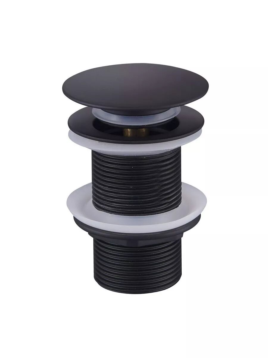 Донный клапан для раковины Raglo R600.02.06, латунь, автоматический, черный