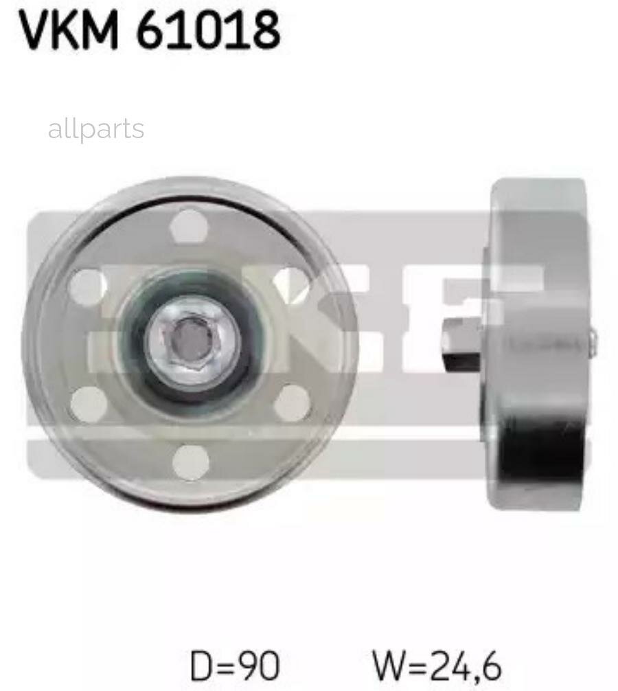 SKF VKM61018 Ролик агрег. ремня Avensis Corolla