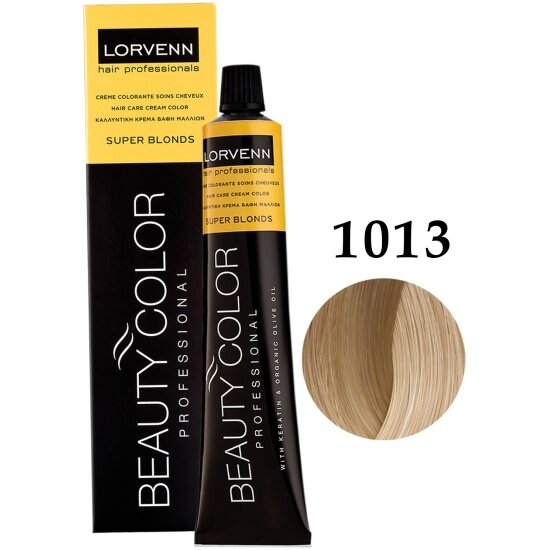 Краска для волос Lorvenn Beauty Color Professional Super Blonds, тон 1013