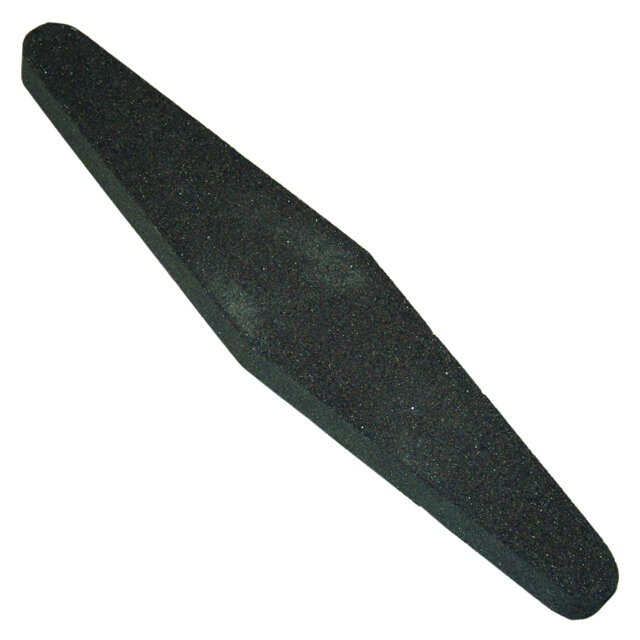 Абразивный брусок Лодочка для заточки кос 12 см, удобный и точный инструмент