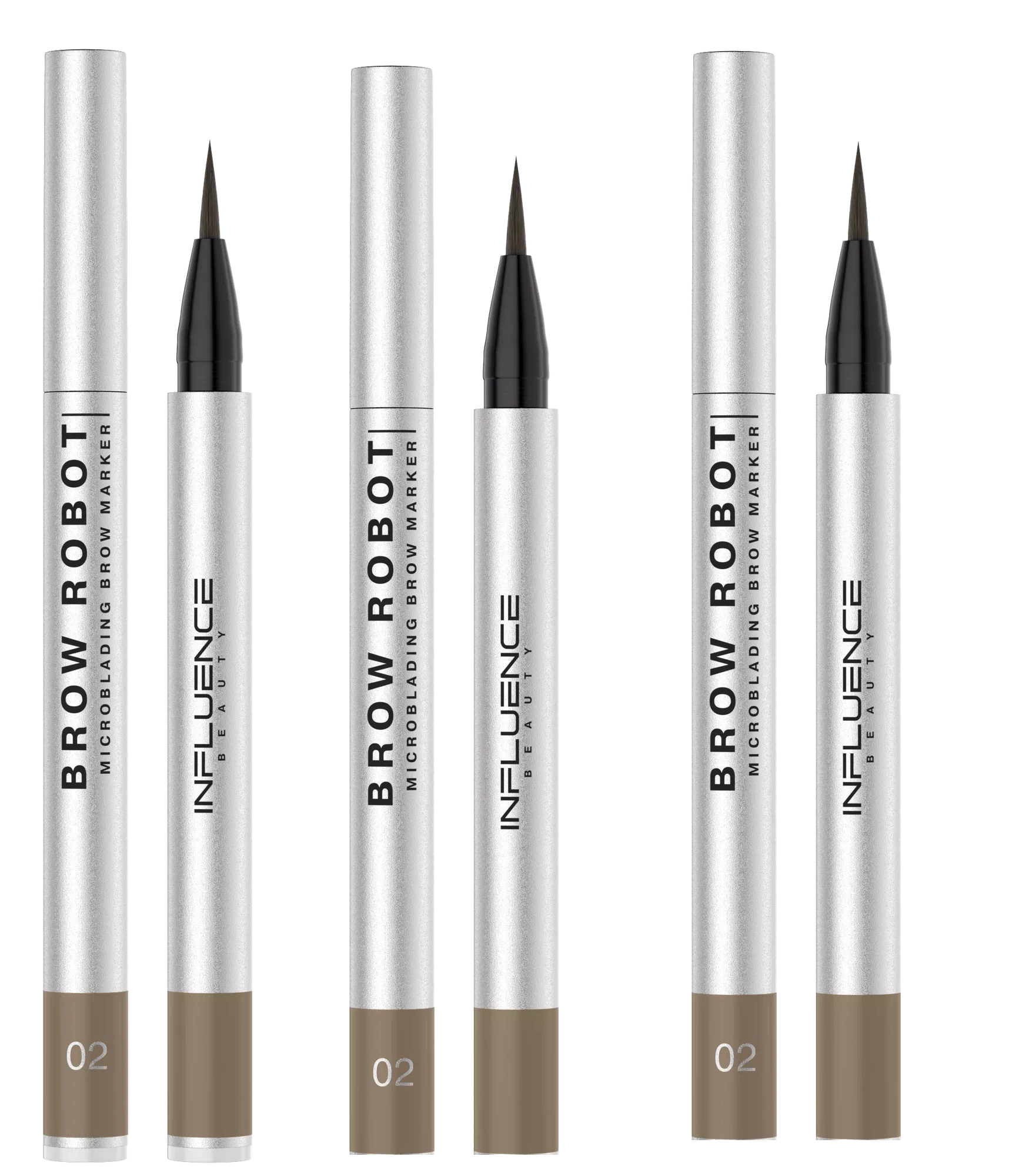 Influence Beauty Маркер для бровей Brow robot/Brow marker тон/shade 02 3 шт