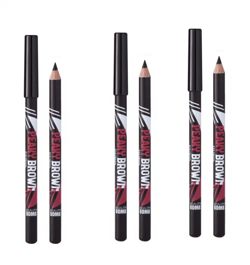 Карандаш для глаз Beauty Bomb Peaky Black т.02 1,35 г 3 шт