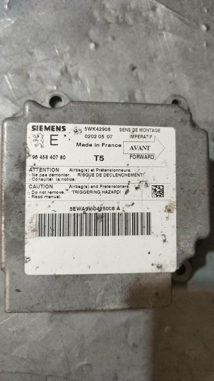 Блок управления airbag Peugeot 307 (2001 - 2005) 9645840780