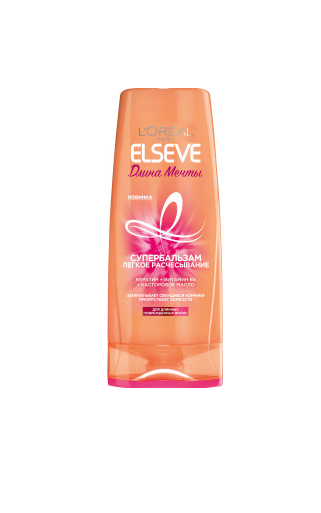 L'Oreal Paris супербальзам Elseve Длина мечты Легкое расчесывание для длинных поврежденных волос, 200 мл
