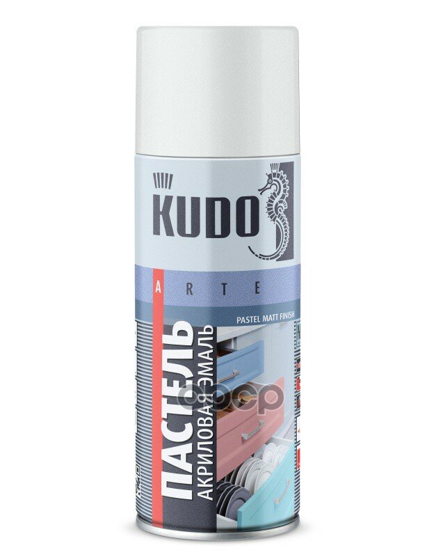 Эмаль универсальная акриловая пастельная серая новинка! Kudo арт. KUA105