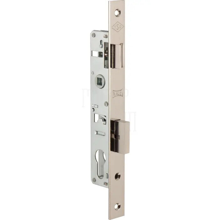 Корпус Kale kilit (Кале килит) узкопрофильного замка с защёлкой 153 (20 mm) w/b никель