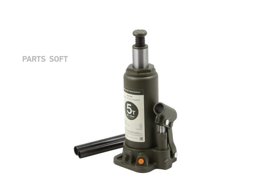 Дело техники 903151 Домкрат гидравлический бутылочный 5 тонн 216 — 413 мм в кейсе ()