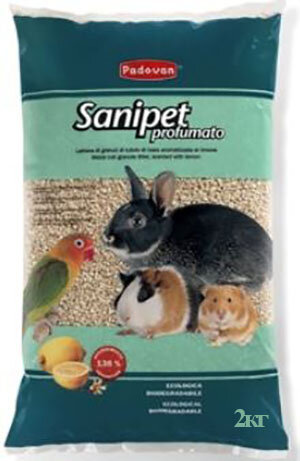 Padovan Наполнитель кукурузные гранулы для грызунов 4л (SANIPET profumato), 2кг 2 кг