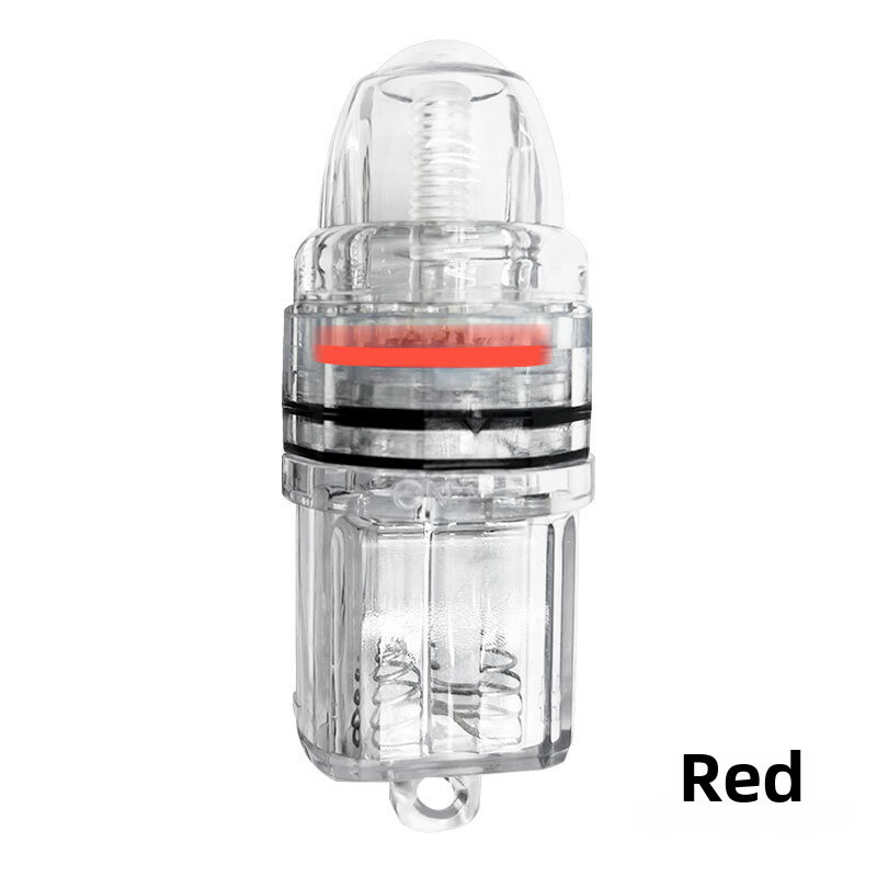 LED подводная рыбацкая лампа для ночной рыбалки в глубоком море, быстрая сбор рыбы, постоянно светящаяся, рыбацкая клетка (Красная)