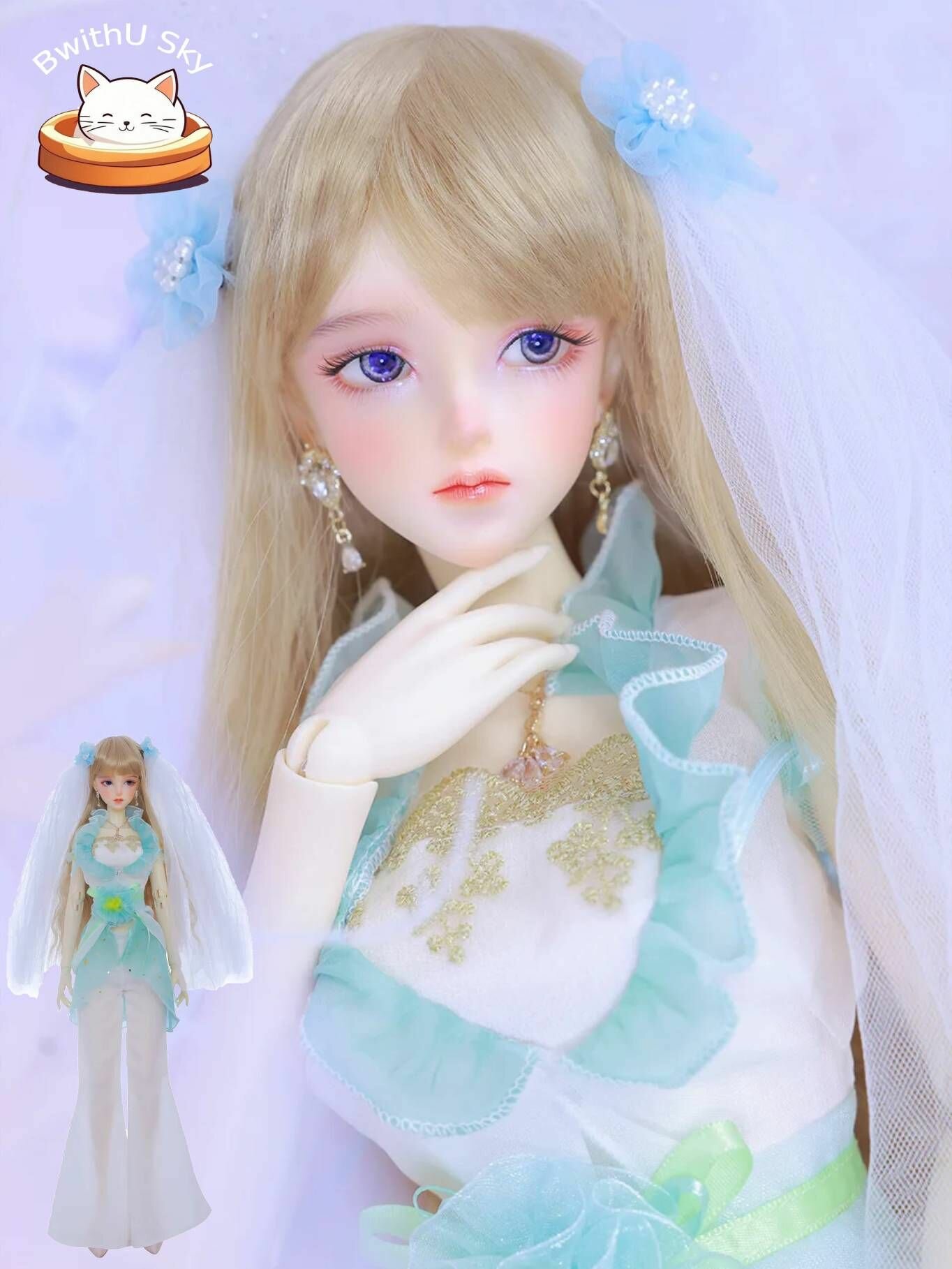 BwithU 1/3 Bjd Camille Элегантная уверенная в себе Леди Куклы с шариковыми шарнирами