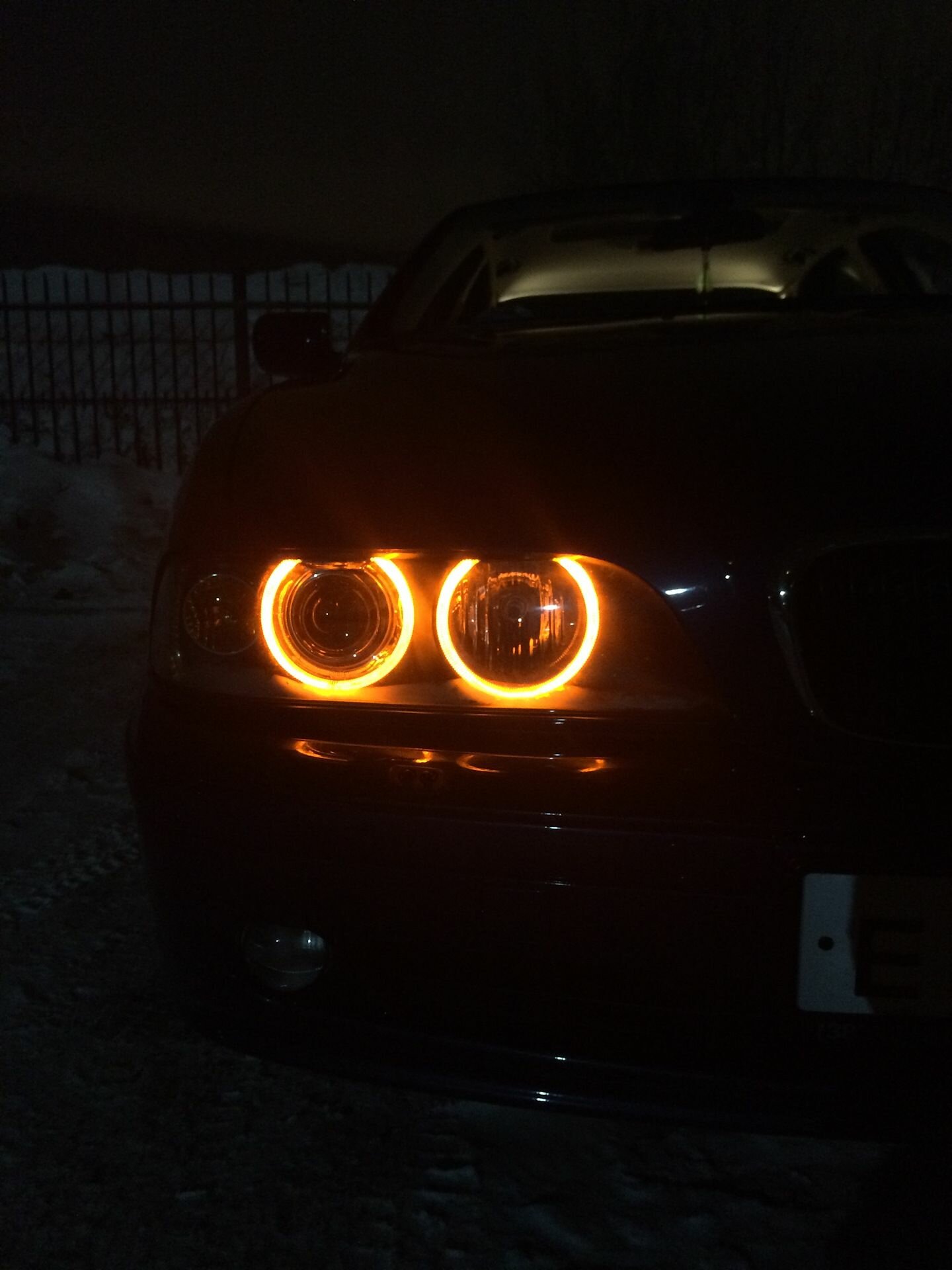 Ангельские глазки BMW E 30 , E 32 , E 34 (Янтарные )