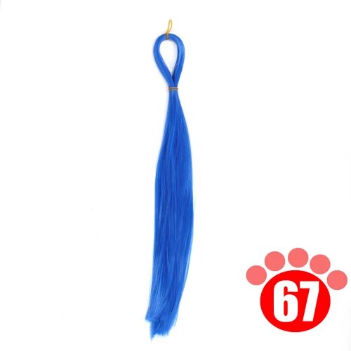 Волосы для куклы Ye Luoli 80 см Синий, 67