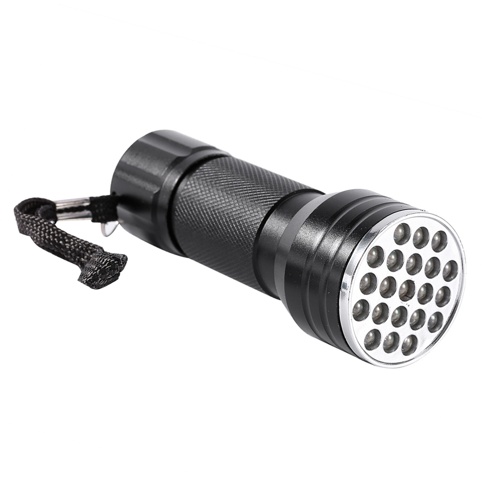 Уф-Фонарик: 395 Нм 21 Led Компактный Алюминиевый Корпус - Универсальный Светодиодный Фонарь Для Проверки Банкнот И Освещения В Кемпинге