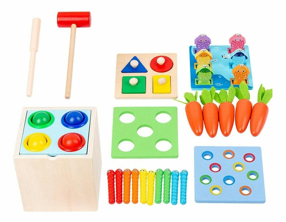 Развивающая игрушка For Ящик Монтессори, дерево, 12.5x17x12.5 см