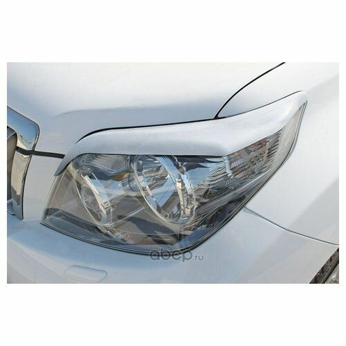Накладки на передние фары (реснички) Toyota LC Prado 150 2009-2013 Русская Артель retp5001600