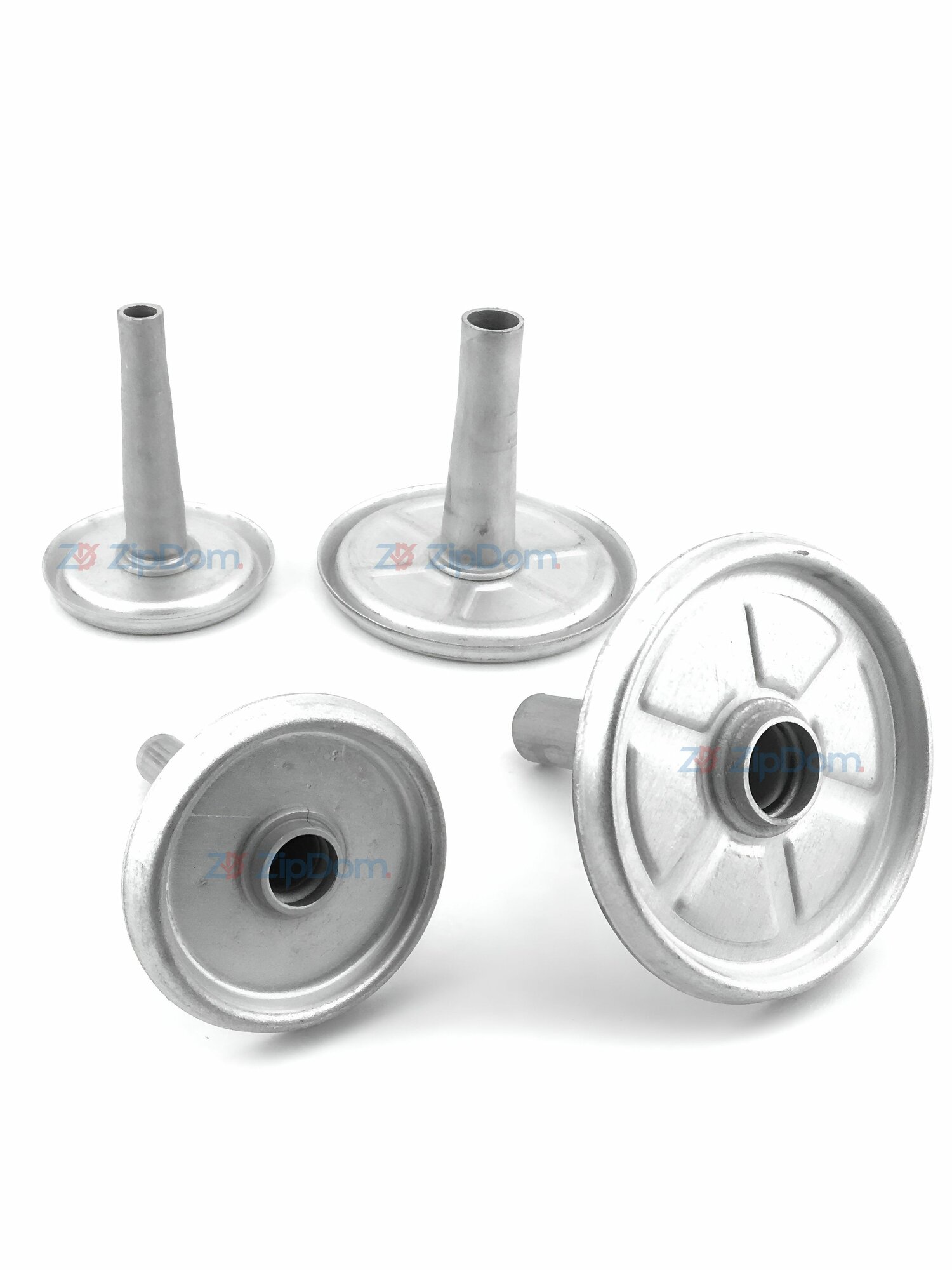 Комплект горелок стола газовой плиты (4 шт) "DARINA" м. GM 441, GM 442, "Лысьва" мод. ЭГ 401, "Веста" м. М1464 (без розжига)