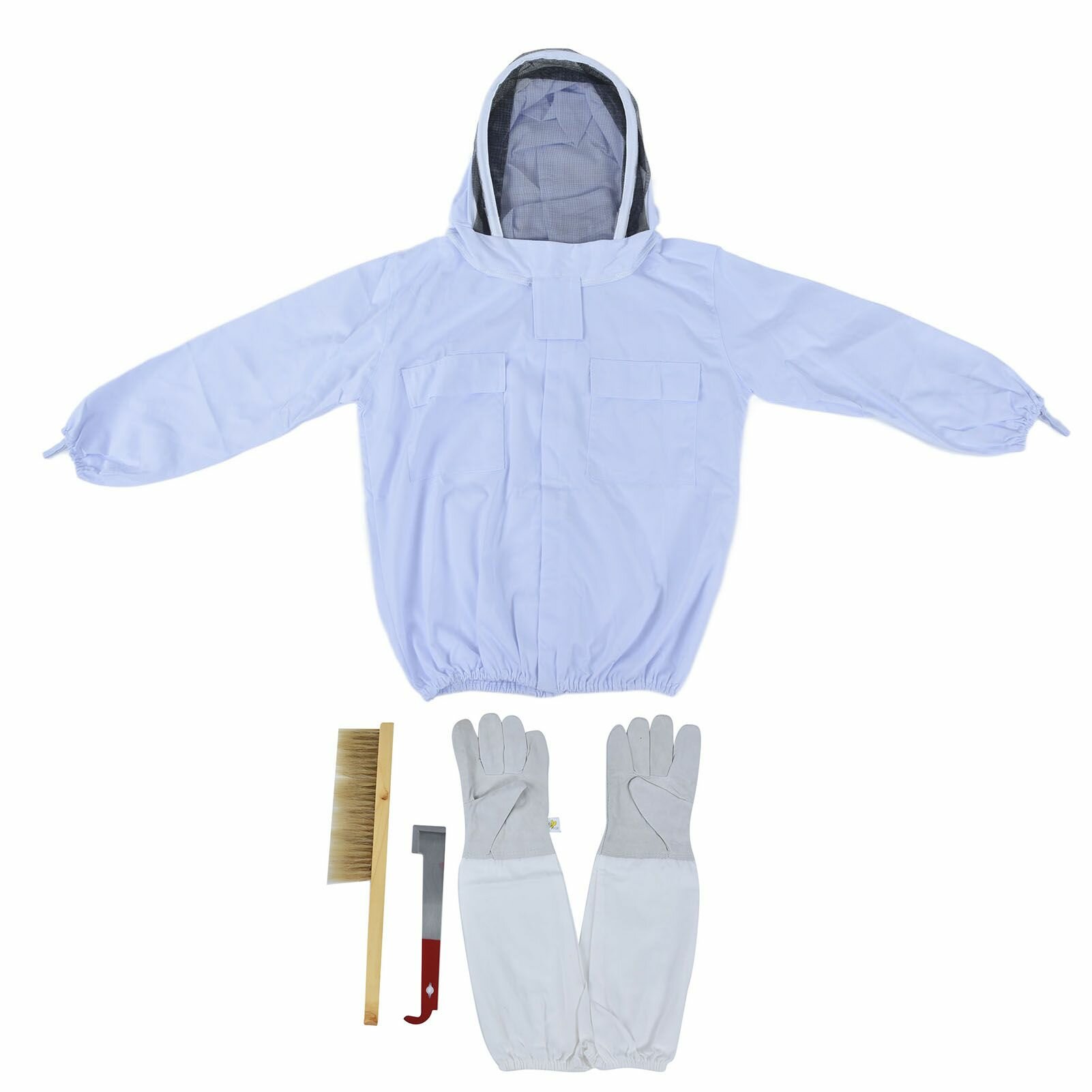 Комплект: вентилируемая куртка пчеловода + перчатки + инструменты