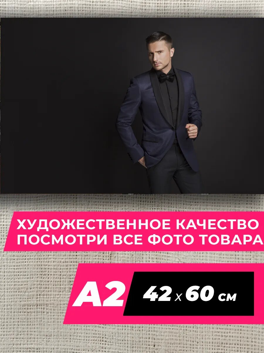 Постер Сергей Лазарев на стену 113 A2, матовая фотобумага премиум качества