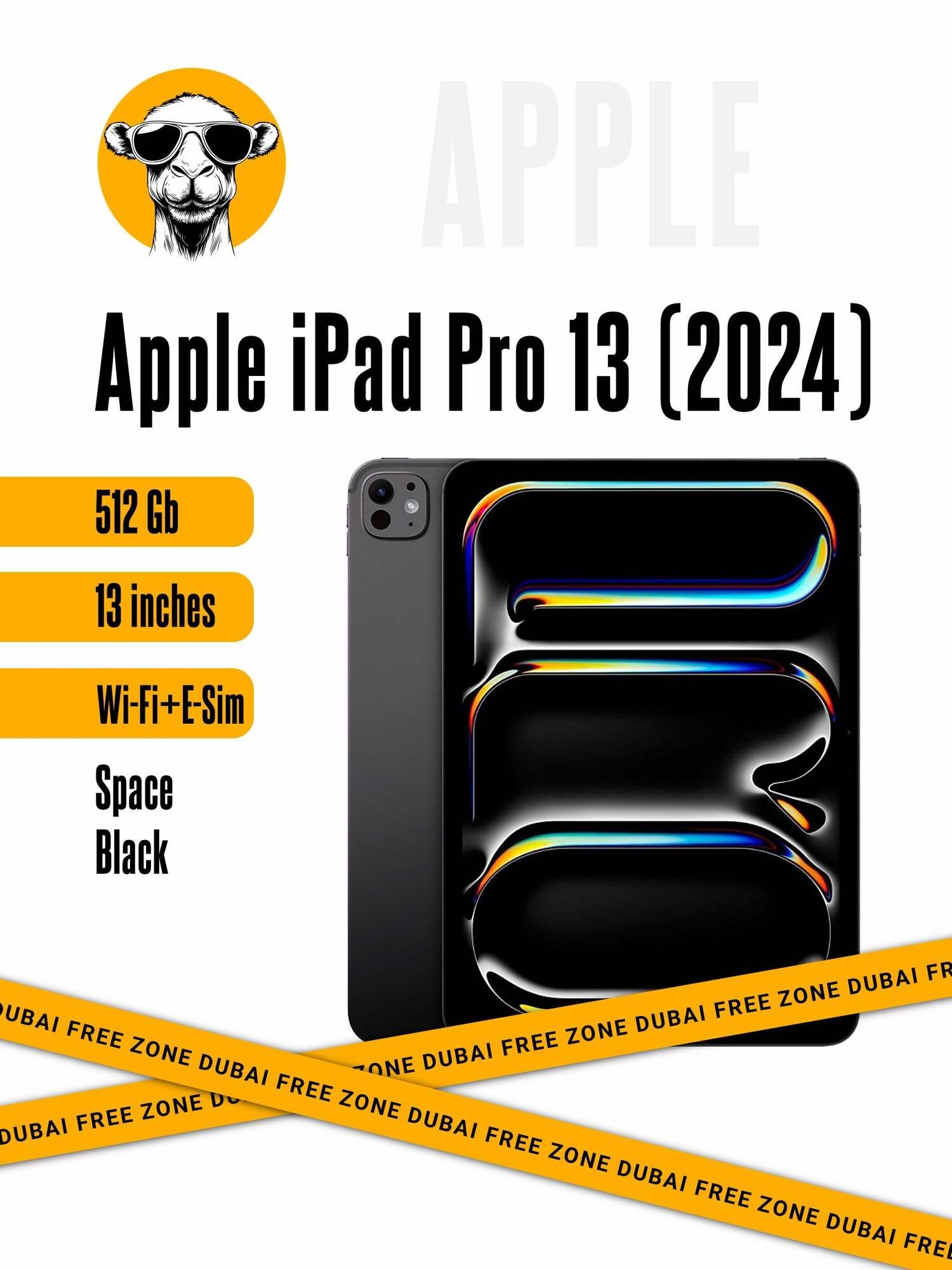 Планшет Apple iPad Pro 13 2024 8/512Gb LTE Space Black/Черный