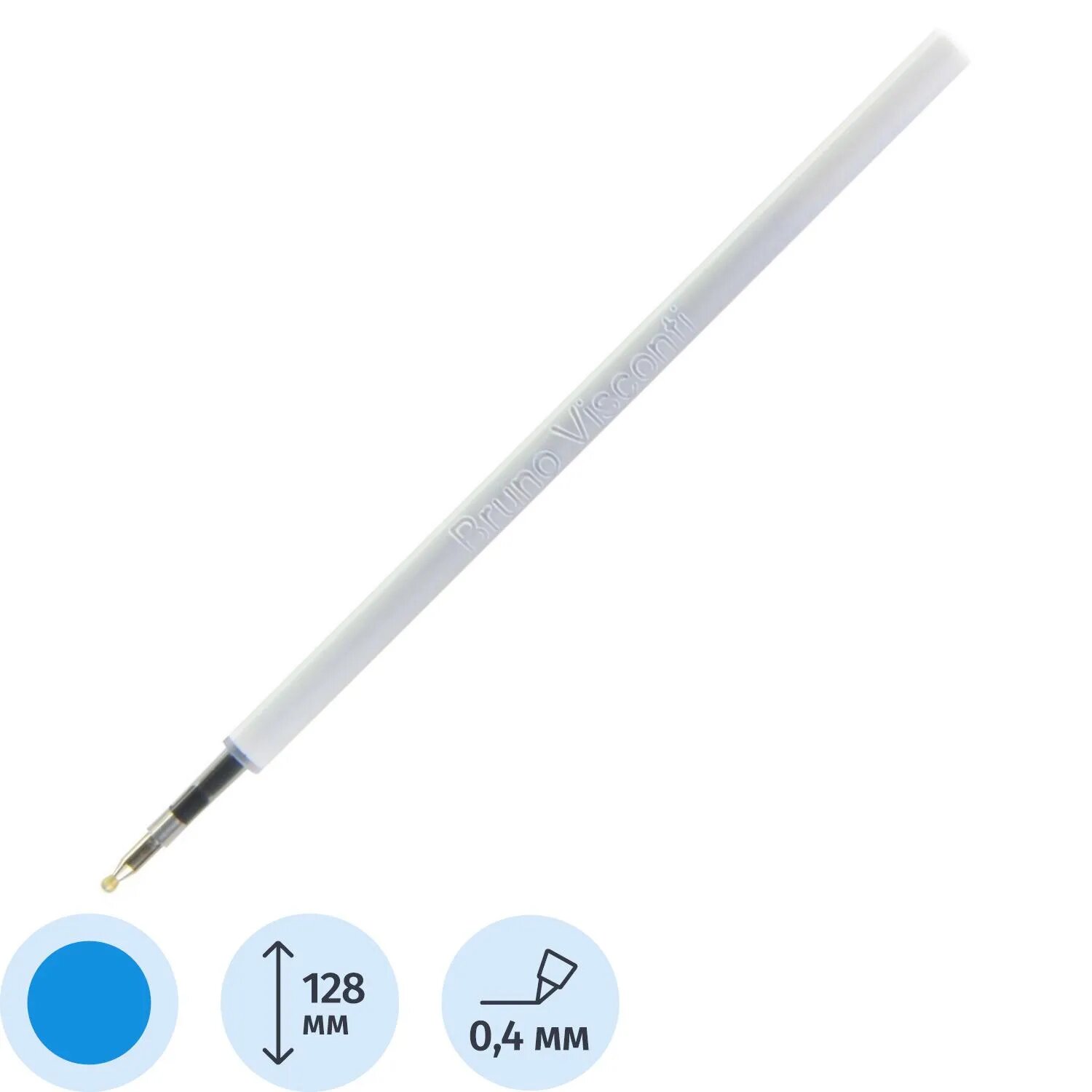 Стержень шариковый 128мм Monaco/Monte Carlo шариковый, 0.5мм синий 23-0038