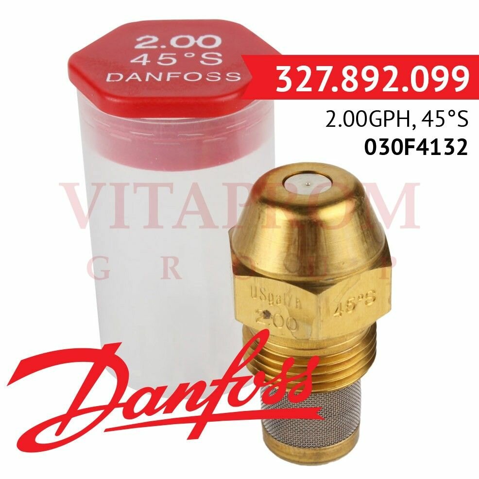 Форсунка Danfoss 2.00GPH, 45S, 030F4132 — фото 1