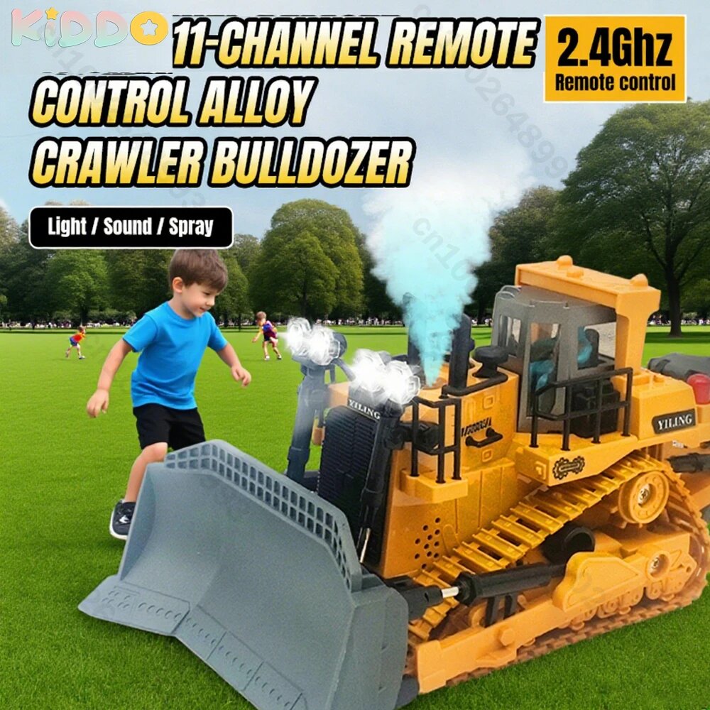 Радиоуправляемый бульдозер CONUSEA 11CH Bulldozer PRO — фото 1