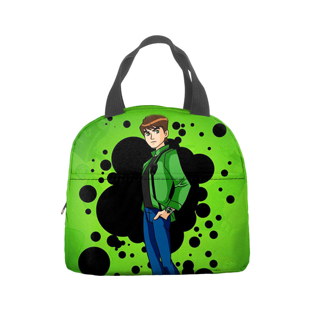Сумка для обеда Young Hacker Earth Defender BEN10 Изолированная сумка Ланч-бокс Изолированная сумка Сумка для пикника на открытом воздухе