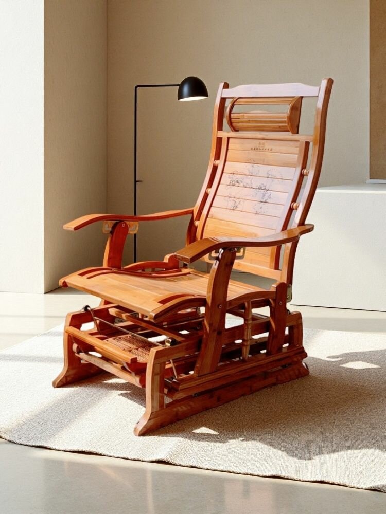 Роскошные бамбуковые кресла качалки - Идеально подходят для использования в помещении и на открытом воздухе