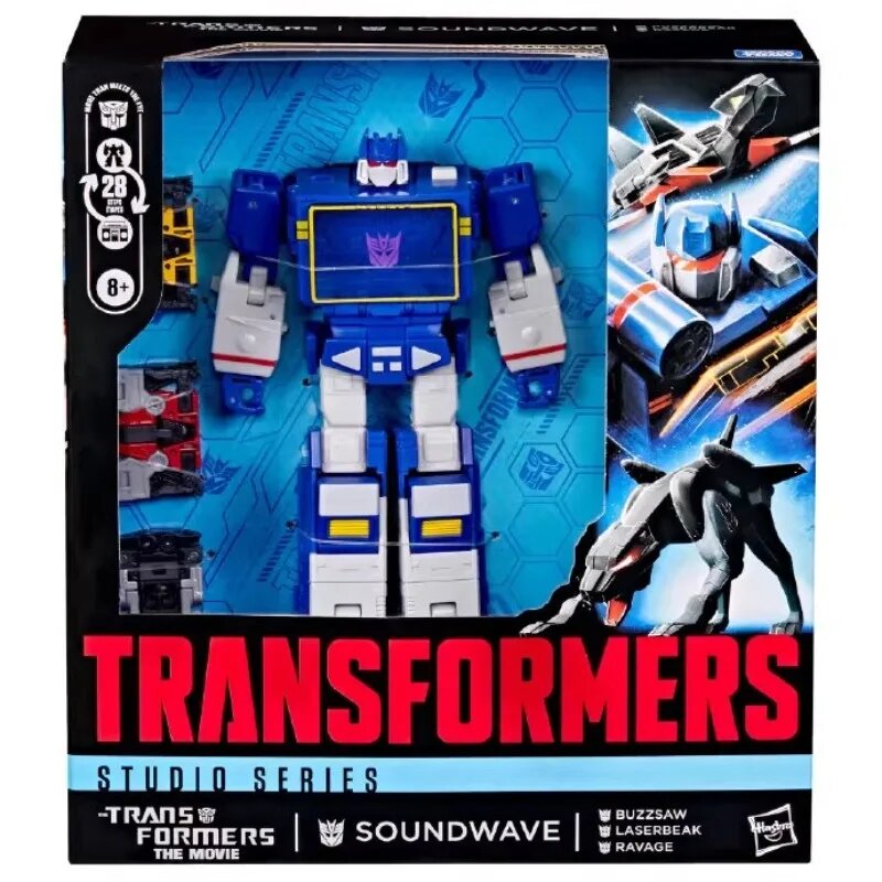Hasbro Studio Series Age of Primes SS86 Soundwave Трансформер Синий, With box