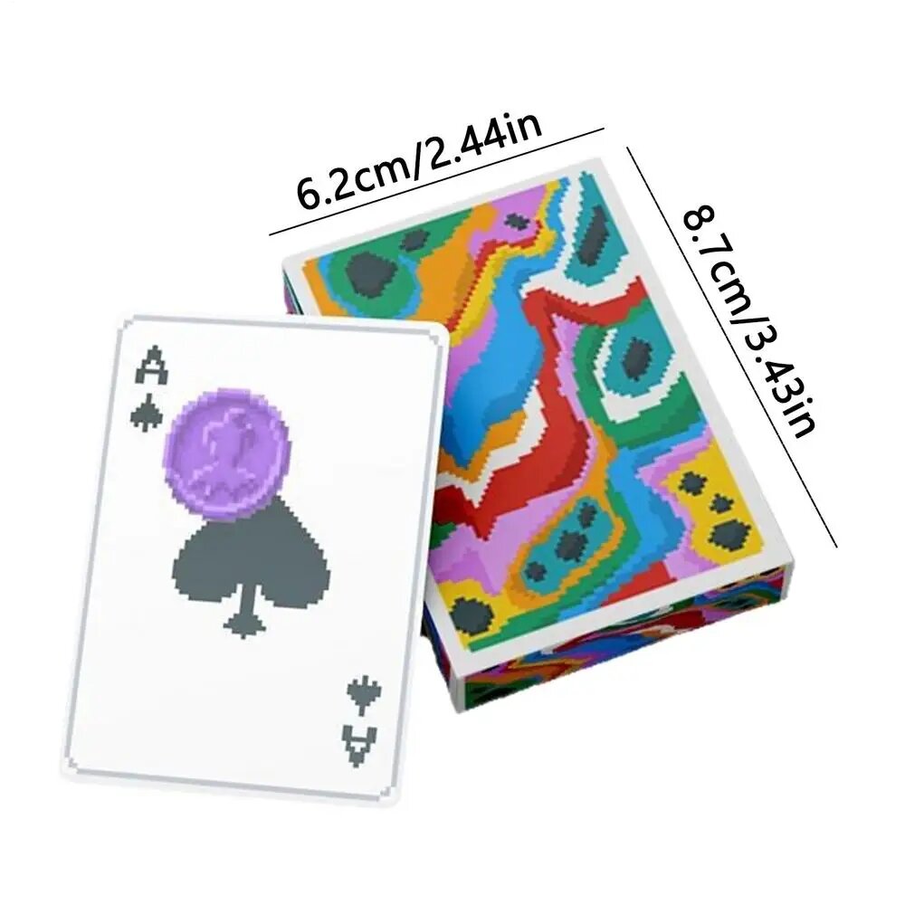 Покерные карты, игра для вечеринок, портативные противоскользящие покерные карты для путешествий, кемпинга, свадьбы, дома, бара на открытом воздухе