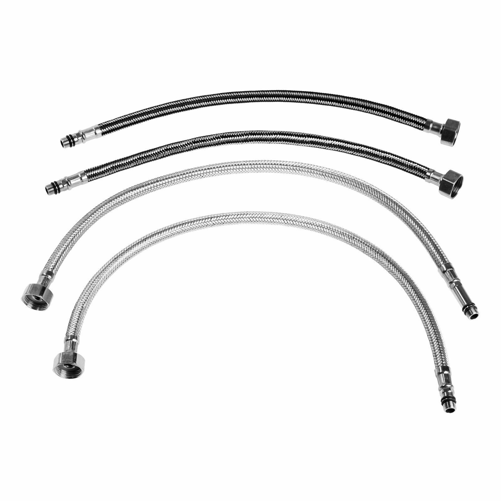 Смеситель на борт ванны NB-3, на четыре отверстия, комплект, высокий излив, хром