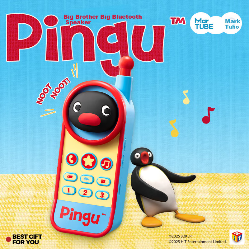 MARtube Pingu Big Sound Портативный Bluetooth-колонка для открытых мероприятий, свадеб и подарков Цвет：Pingu Big Sound