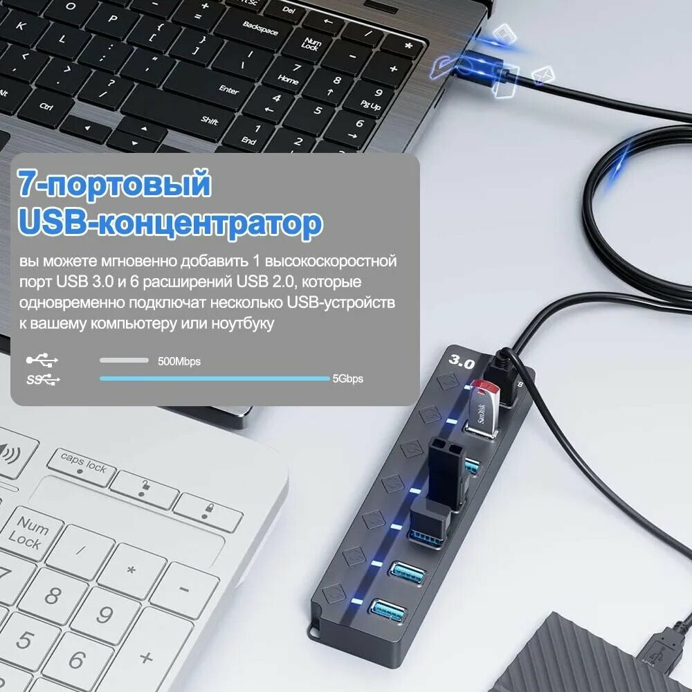 USB-концентратор — фото 1