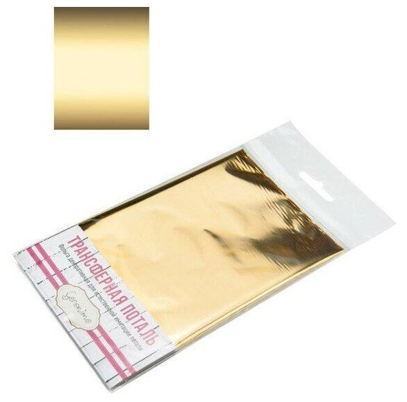 Поталь трансферная Geronimo, Золото, 15х100 см