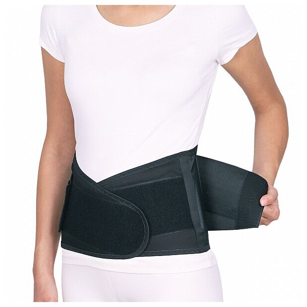 Корсет ортопедический пояснично-крестцовый Крейт Б-502 Э черный №4, (80-100 см)