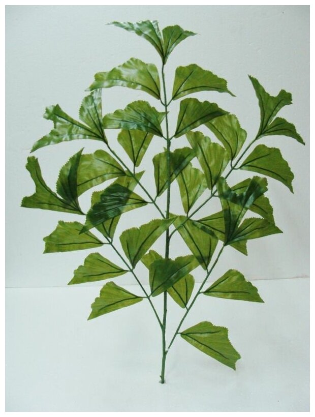 Ветка кустистой пальмы Кариота искусственная 85 см, бренд CONEKO - декор для дома и офиса