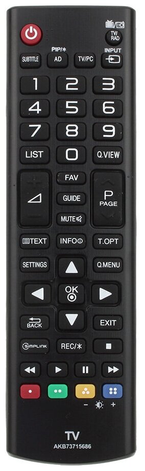 Пульт к LG AKB73715686 LCD TV PIP