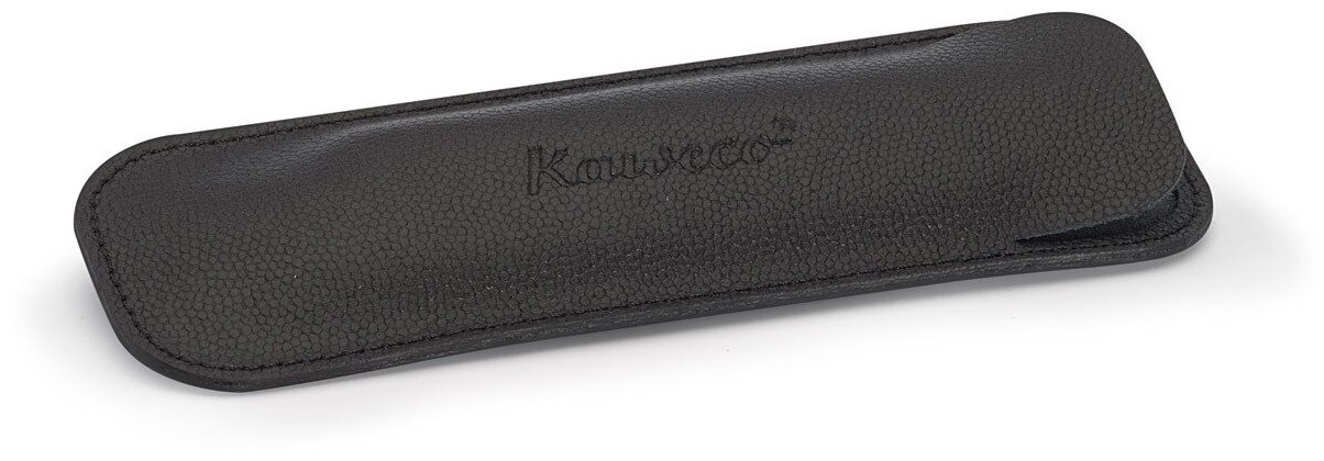 Чехол для ручек KAWECO ECO кожаный для 2 длинных ручек черный