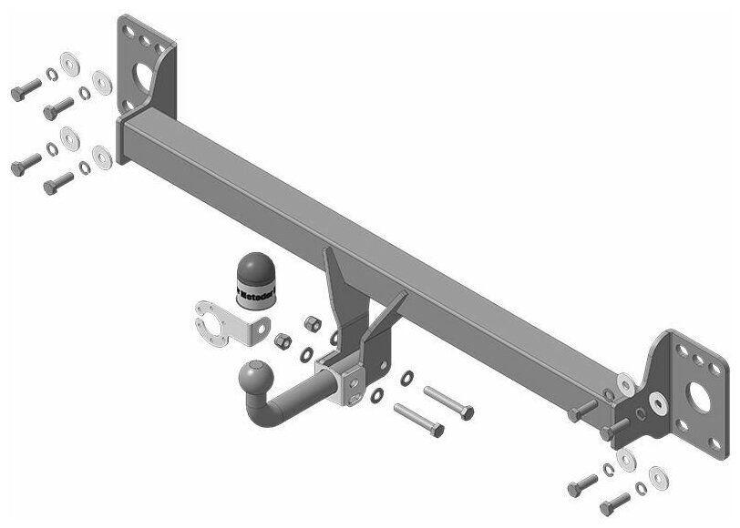Фаркоп (тягово-сцепное устройство) Motodor на Фольксваген Туарег 2010-2015