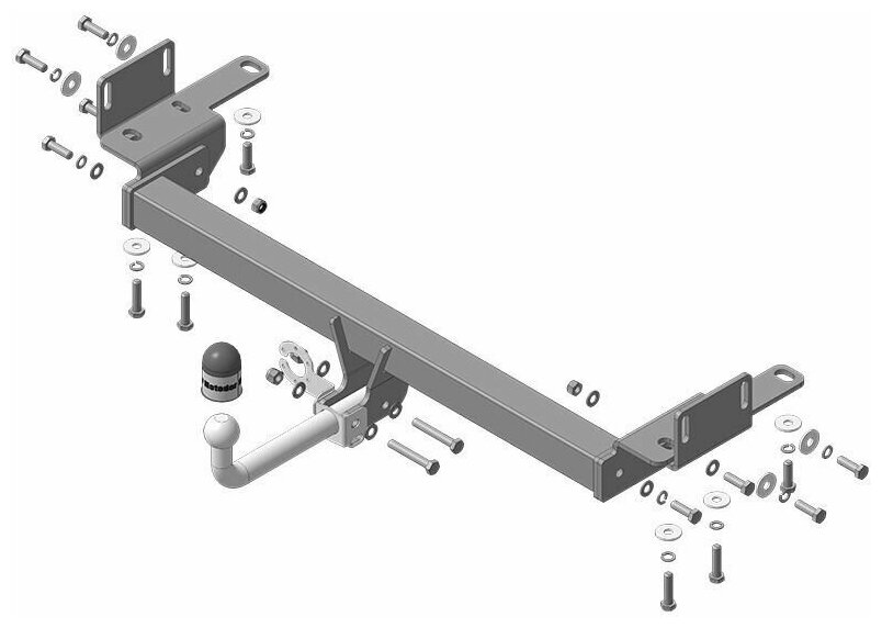 Фаркоп (тягово-сцепное устройство) Motodor на Лексус RX 300 2016-2022
