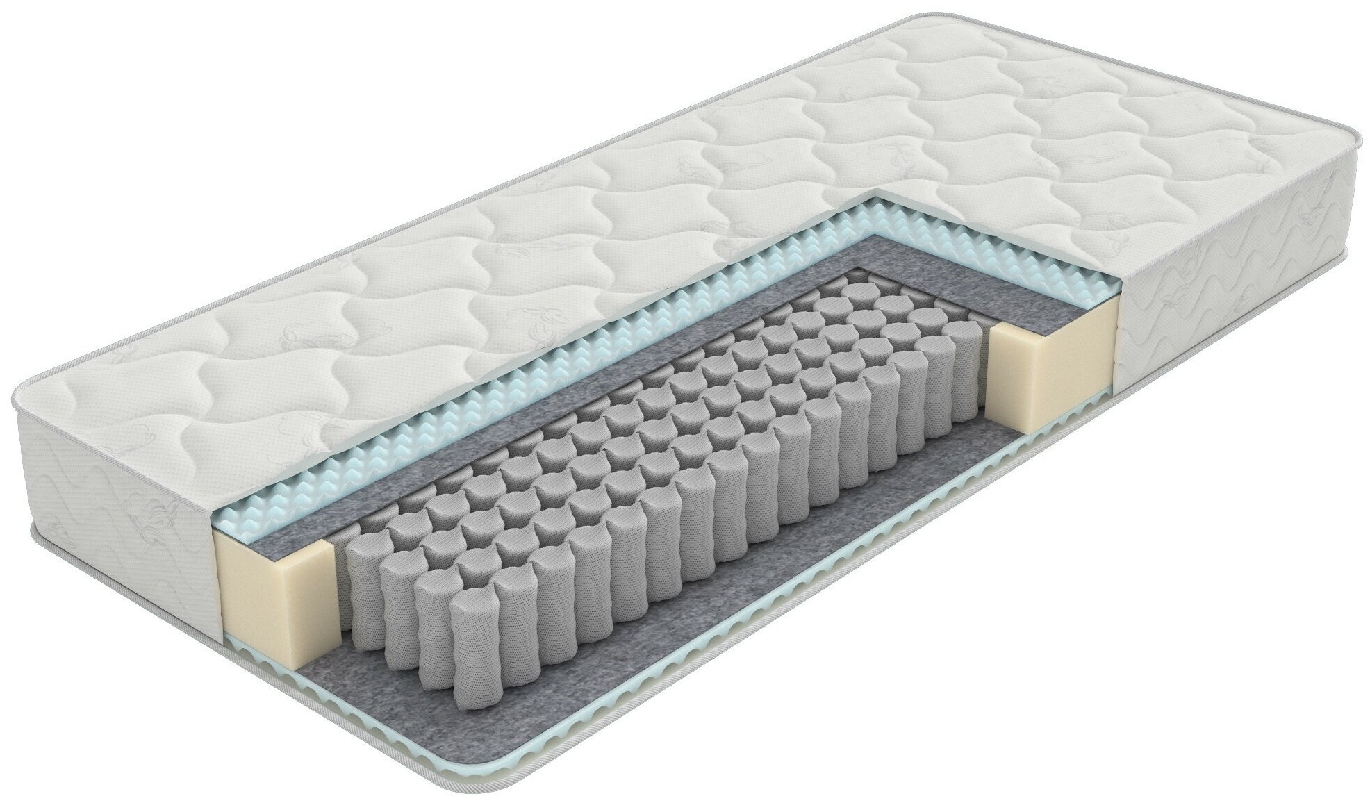 Матрас Proson Soft EVS Roll 90х190 высота 21 см анатомический средней жесткости Независимые пружины