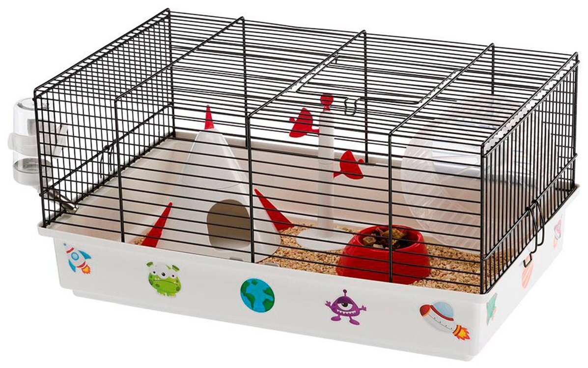 Клетка для хомяков Ferplast Criceti 9 Space 46 х 29 х 23 см (1 шт)