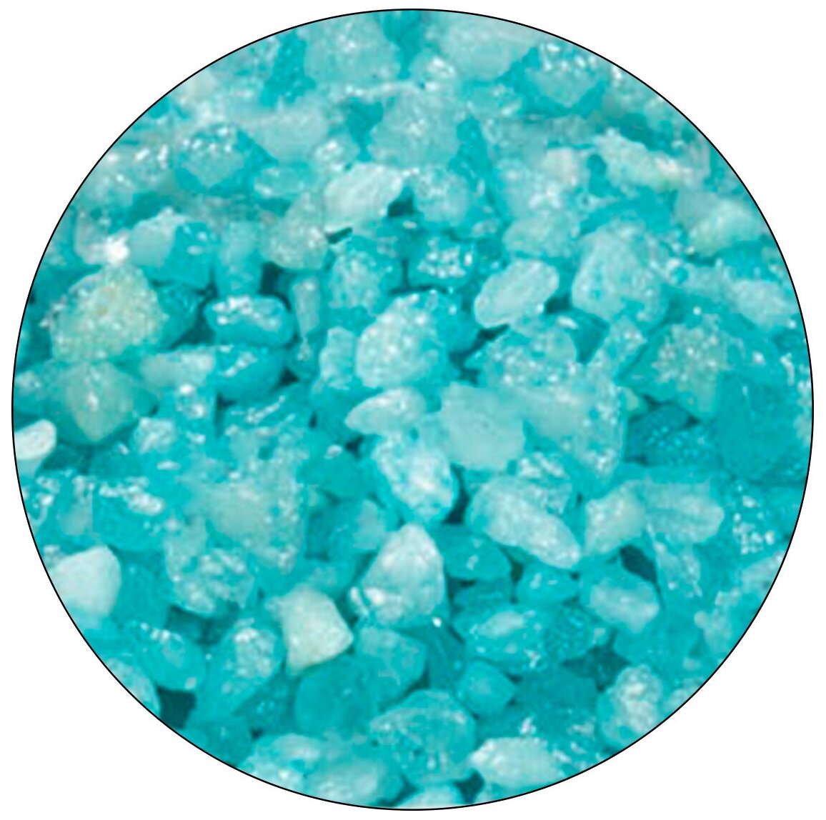 Грунт для аквариума Laguna бирюза 0,8 – 2 мм 2 кг (1 шт)