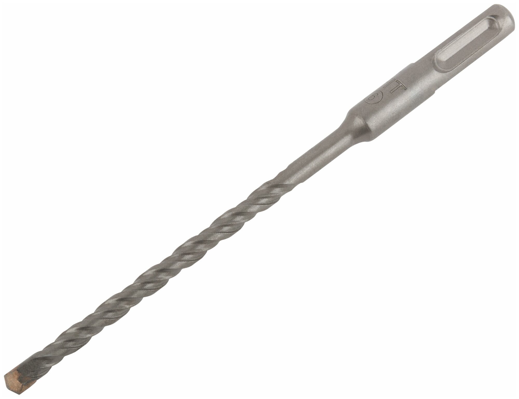 Бур FIT SDS PLUS, для бетона, камня и кирпича, двойной резьбы, 6x160мм